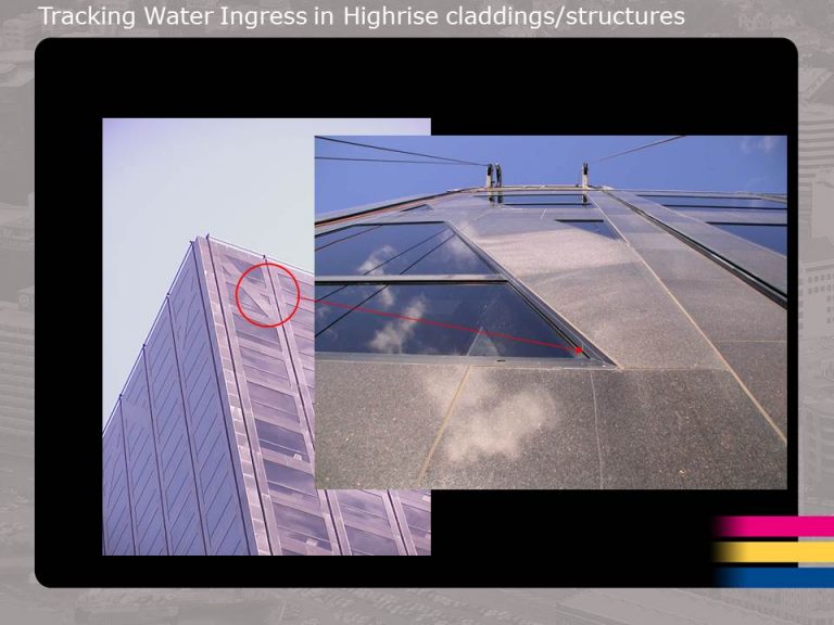 Tracking water ingress in highrise claddings/structure - HBC